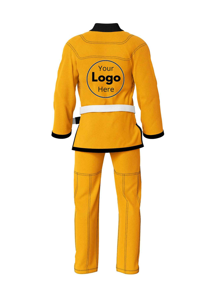 Custom Made Jiujitsu Best Minimalist Bjj Yellow Gi – Oriengis