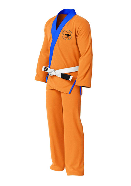 Custom Best Gi For Bjj Orange With Embroidery – Oriengis