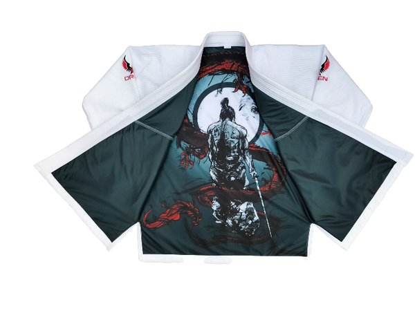 Bjj Gi - Bjj Gi with lining -Brazilian jiujitsu Samurai Bjj Gi White ...